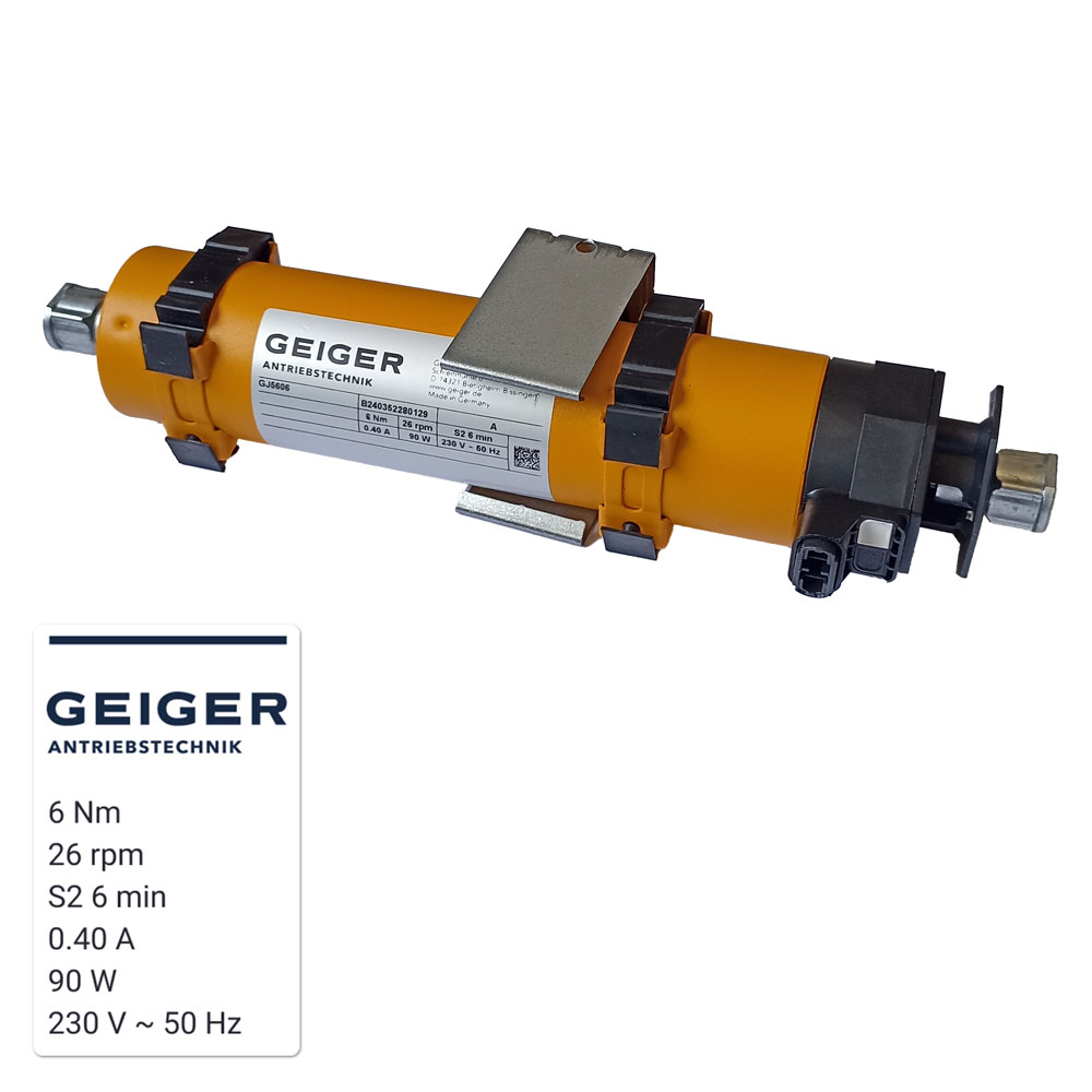 Moteur Geiger 6 Nm jusqu'à 13 m²