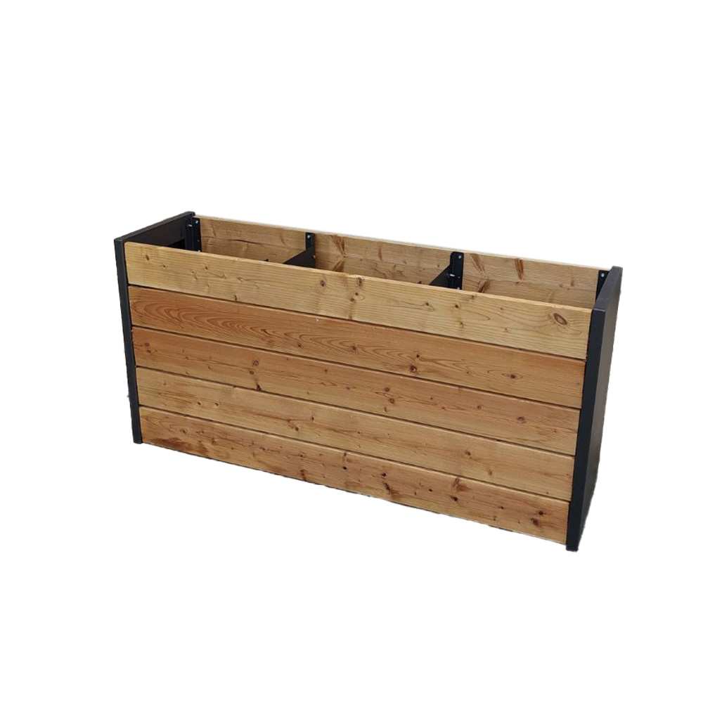 Bac à fleur en acier thermolaqué