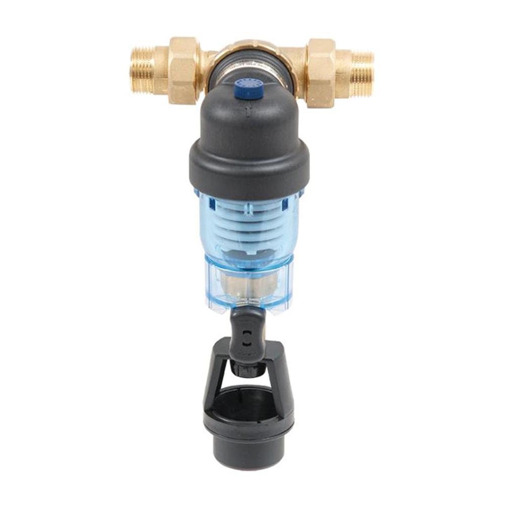 Strainer with float for draining rainwater for the garden