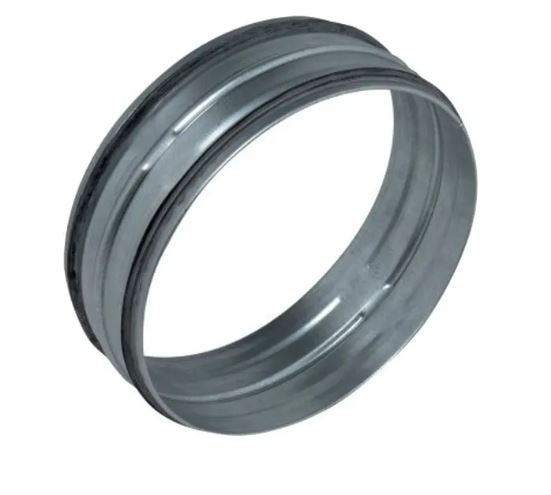 Raccord male Male DN160 Galva pour conduit de ventilation rigide