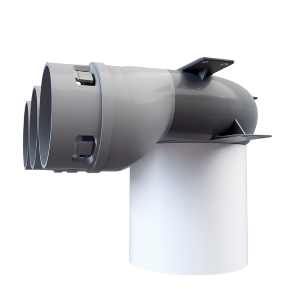 Ventilation and air purification :: Double flow CMV network :: HDPE ...