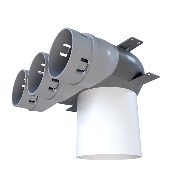 Ventilation and air purification :: Double flow CMV network :: HDPE ...