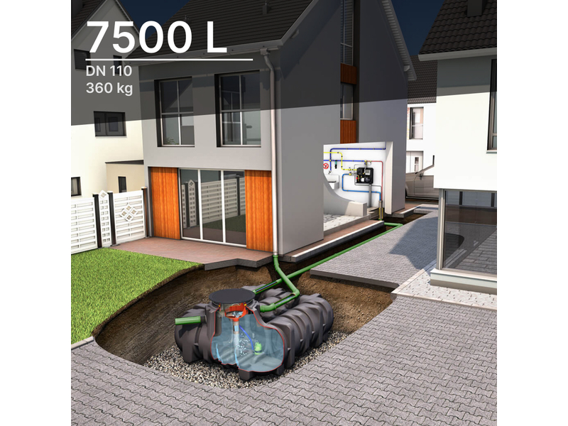 Tanks en toebehoren :: Ondergrondse regenwatertank :: Tank en toebehoren om het huis van stroom ...