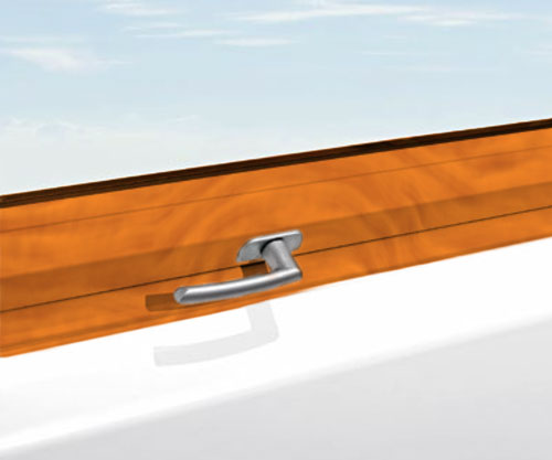 Fenêtre de toit Roto Q4 en PVC manuelle